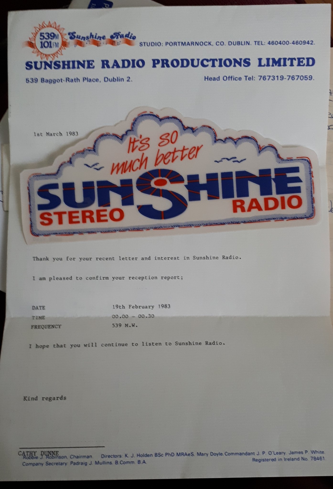 Interview: Paul Allen (Sunshine Radio) - Irish Pirate Radio Audio Archive