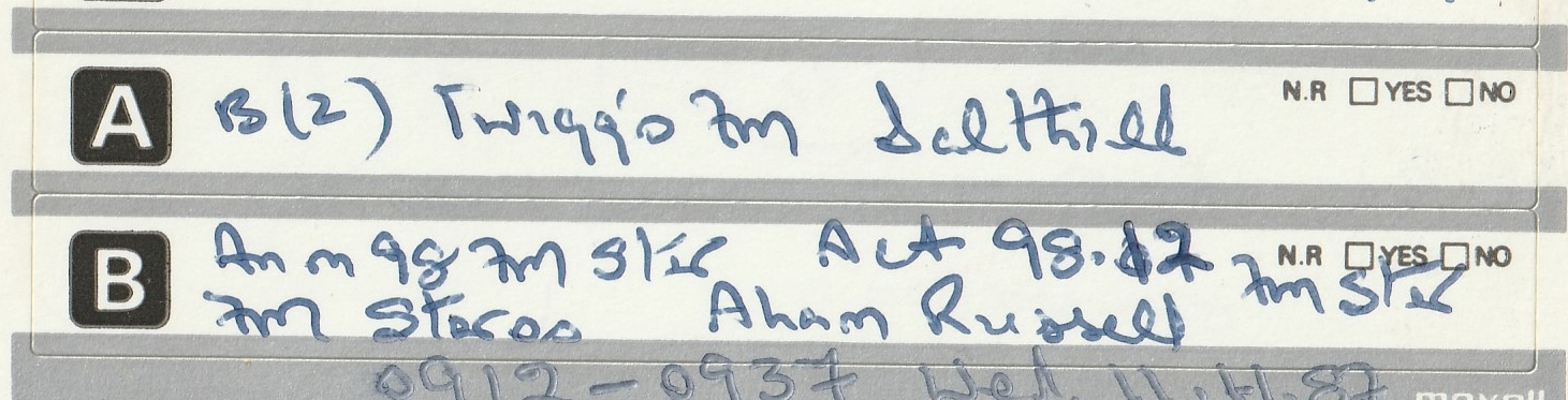 Twiggs FM from Galway - Irish Pirate Radio Audio Archive