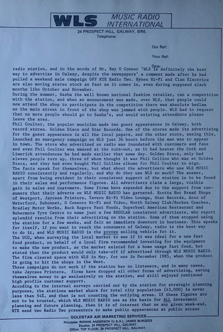 Irish Pirate Radio Audio Archive - Open Free Radio Archive